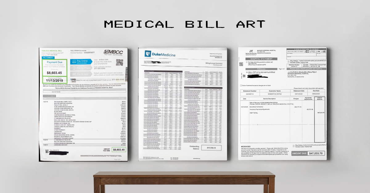 Medical Bill Art
